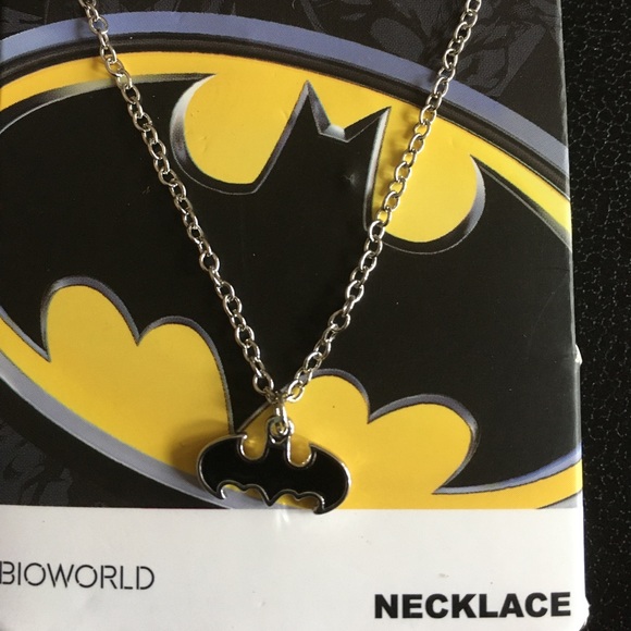 DC Comics | Jewelry | Dc Batman Logo Necklace 8 New | Poshmark